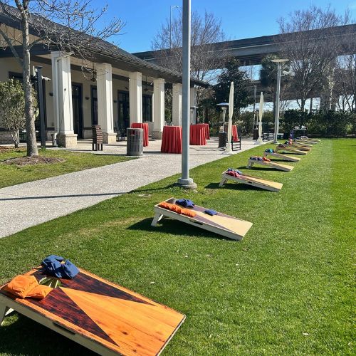Cornhole Tournament Management in Houston | Triangle Lawn Games