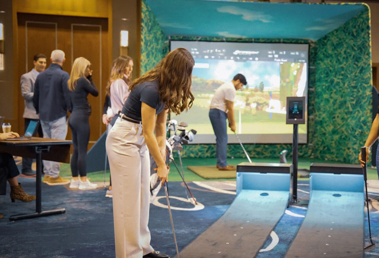Mobile Golf Simulator Rentals | Triangle Lawn Games